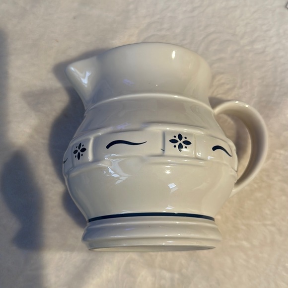 Longaberger | Kitchen | Longaberger Pottery Small Pitcher Cream And ...
